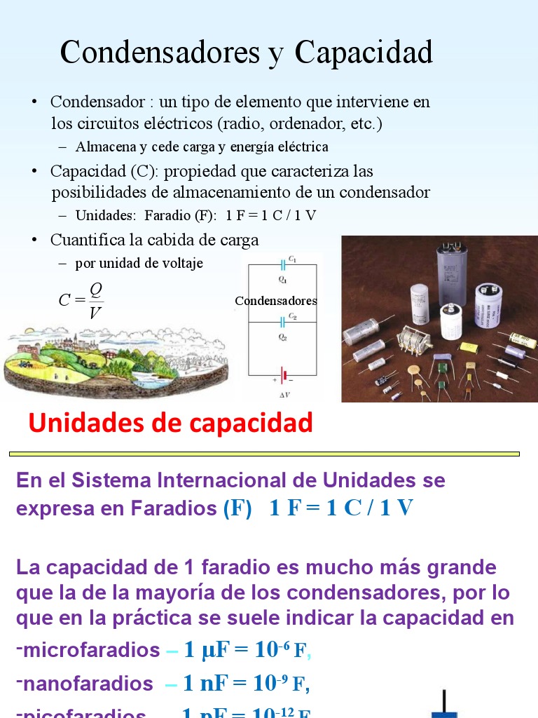 Condensadores: Capacidad y Energía | PDF | Condensador | Dieléctrico