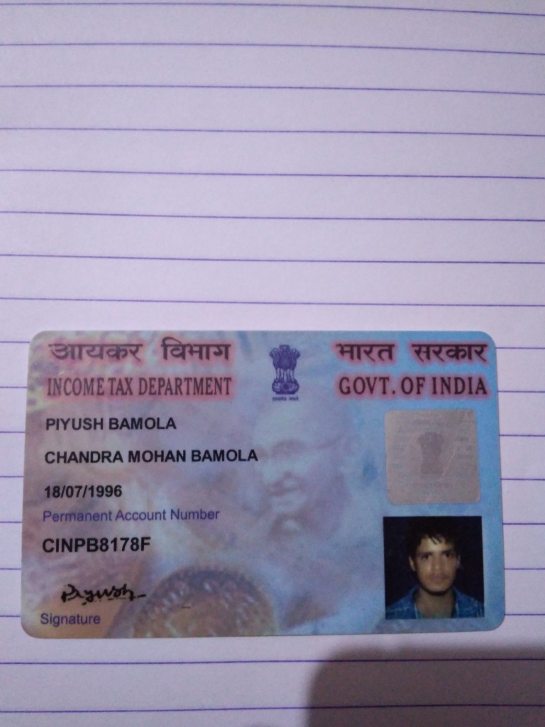 Pan Card PDF | PDF