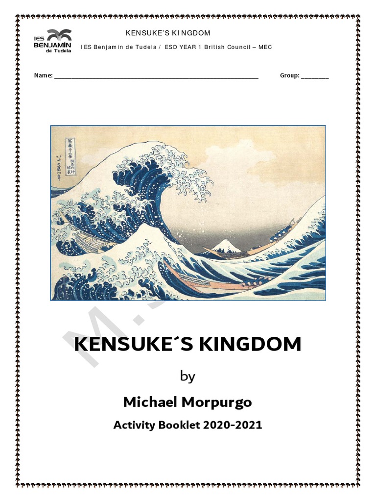 Kensukes Kingdom Booklet | PDF | Metaphor | Narration