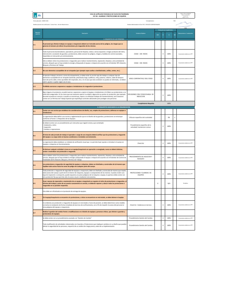 Ecf #8 Guardas y Protecciones | PDF