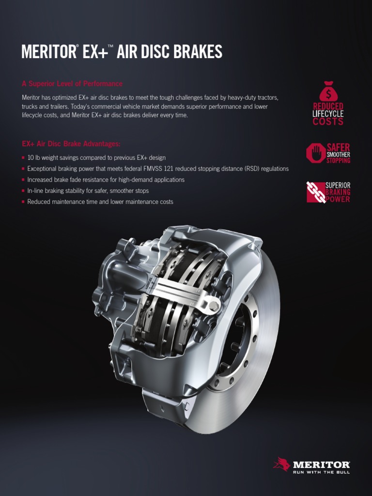 Meritor Air Disk Brake Manual | PDF | Brake | Truck