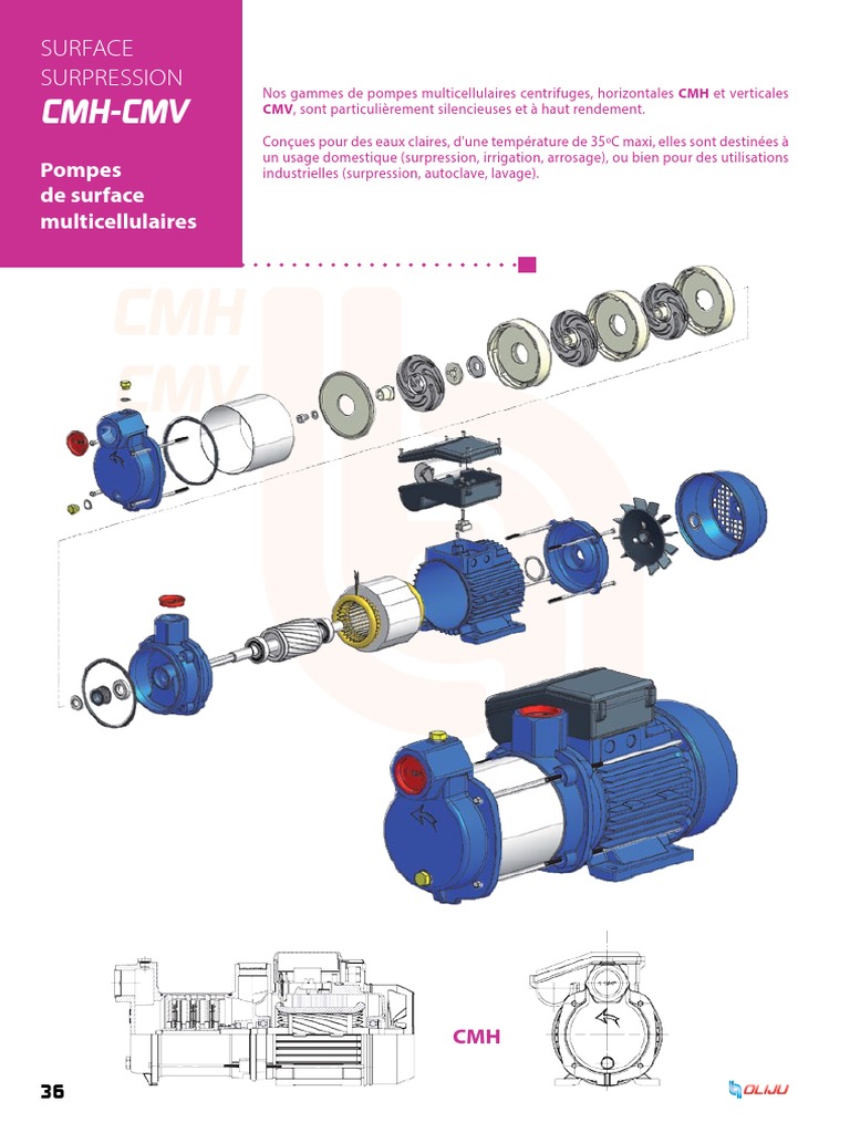 Electropompes CMH | PDF | Grandeur physique