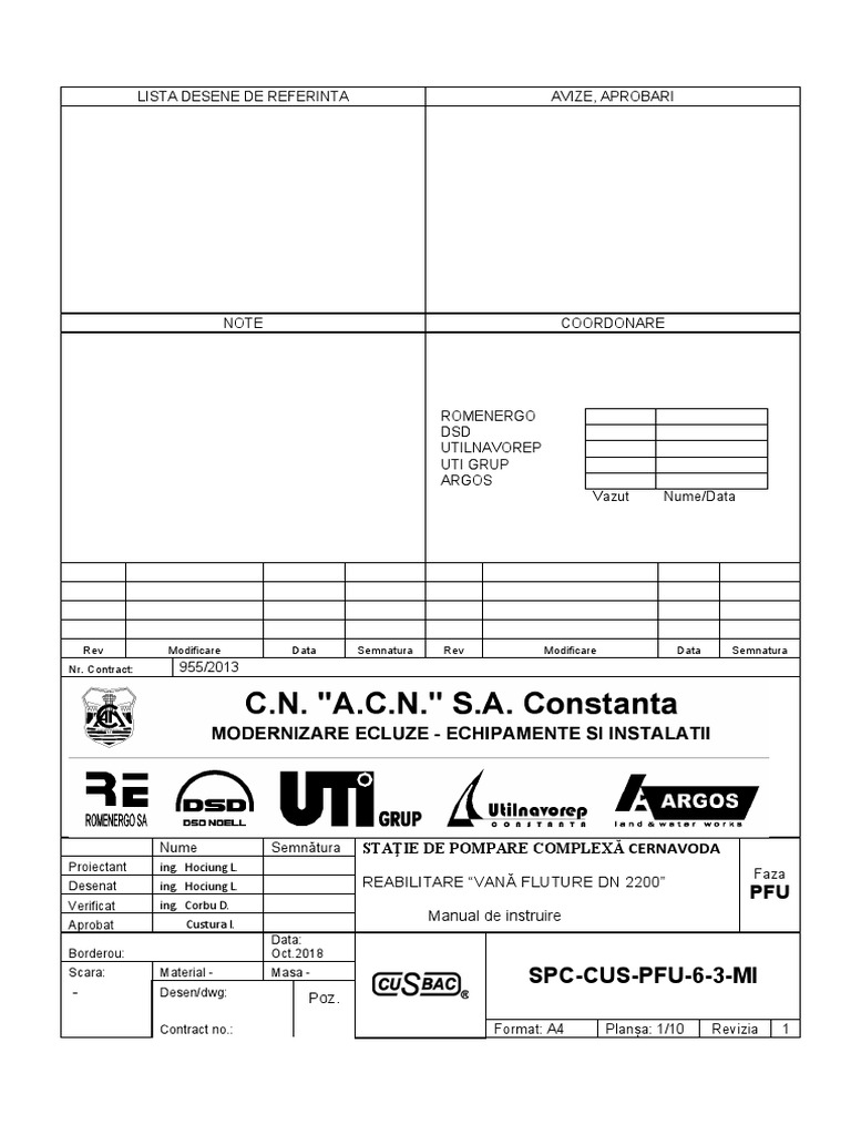 SPC-CUS-PFU-6-3-004 MI - Revizia0 | PDF
