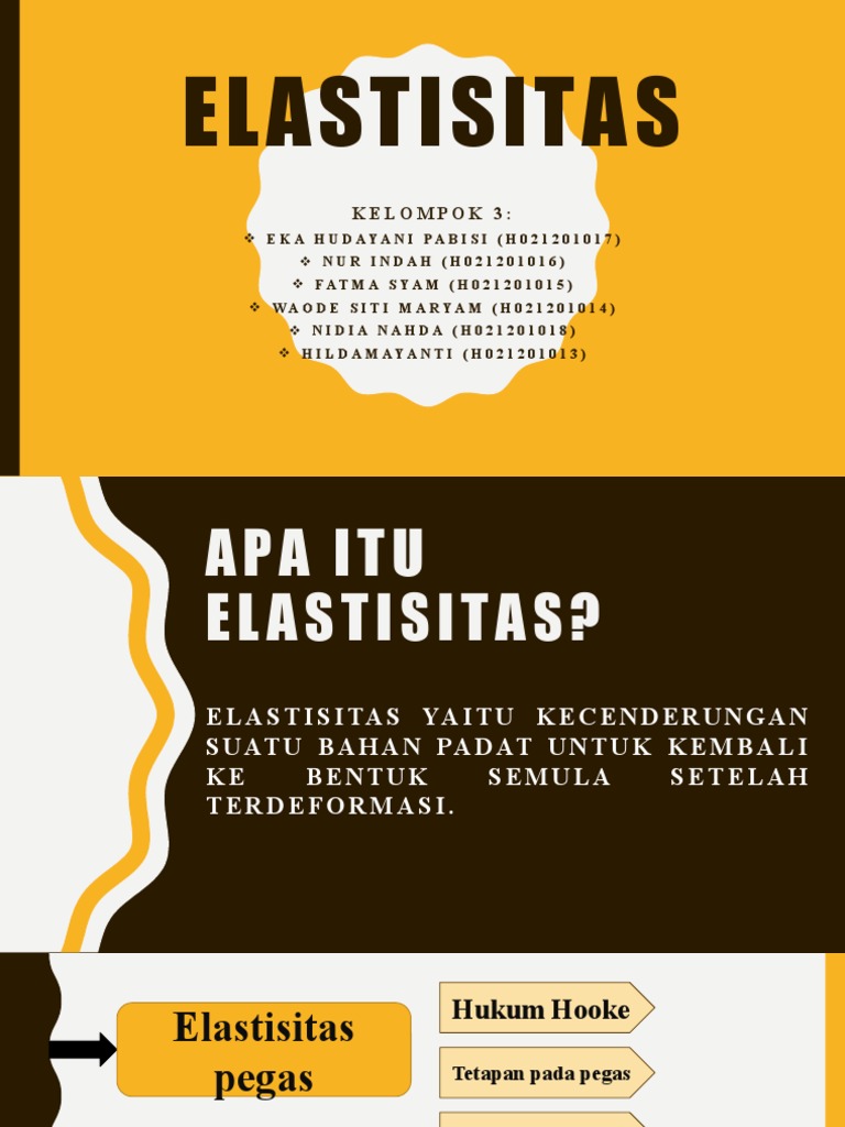 Kelompok 3 Elastisitas | PDF
