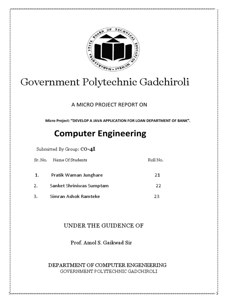 Java Programing Microproject | PDF | Computer Program | Programming