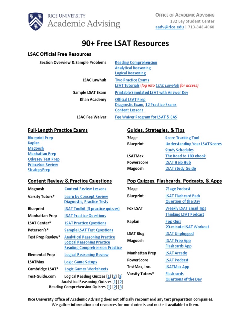 LSAT | PDF | Law School Admission Test | Kaplan