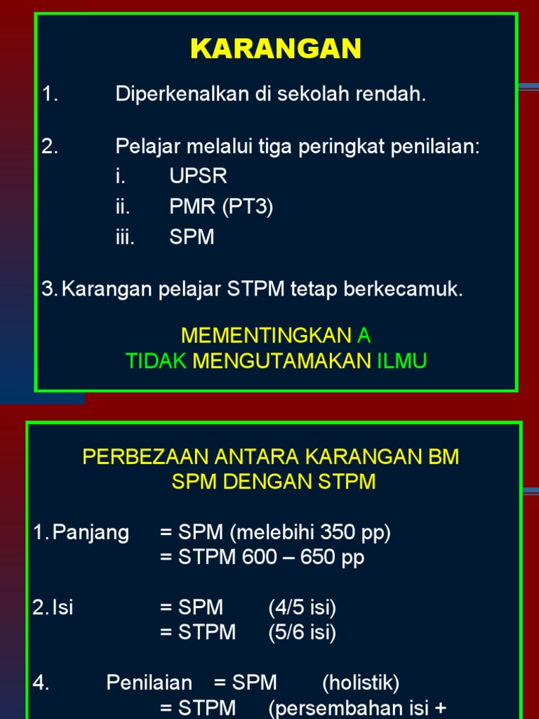 Karangan STPM | PDF | Sains & Matematika