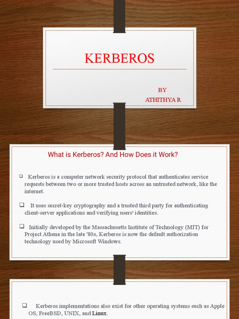 Kerberos | PDF | Information Age | Information Technology