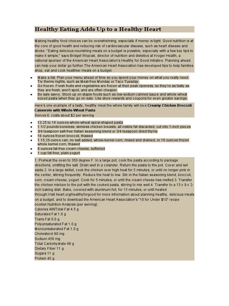 Healthy Eating | PDF | Fat | Foods