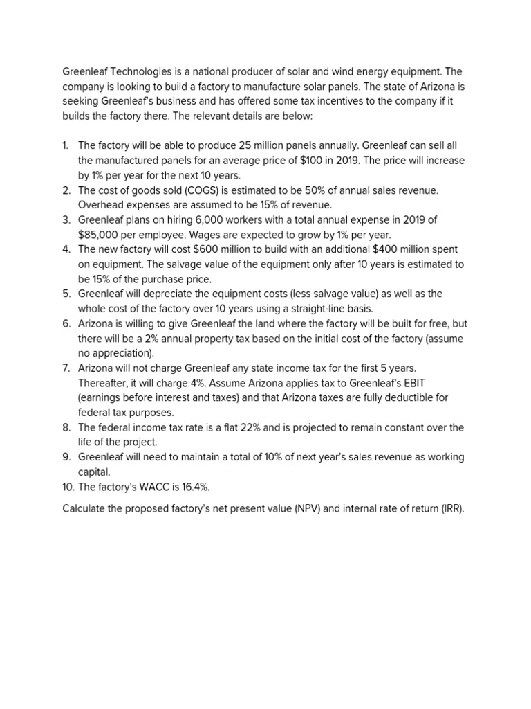 Greenleap Technologies | PDF