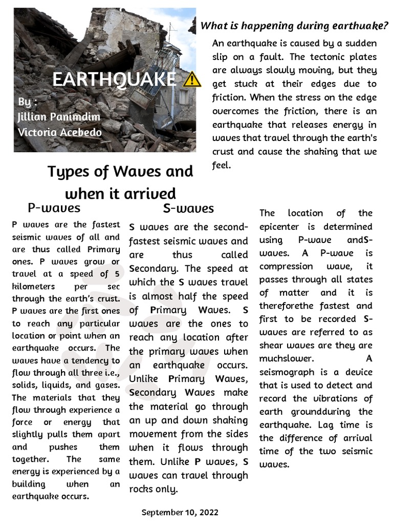 Understanding Earthquake Waves | PDF | Earthquakes | Geophysics