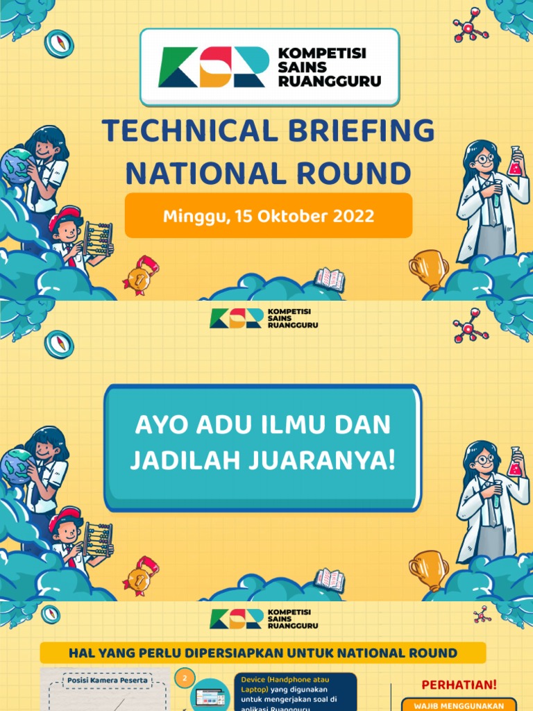 Panduan National Round KSR 2022 | PDF