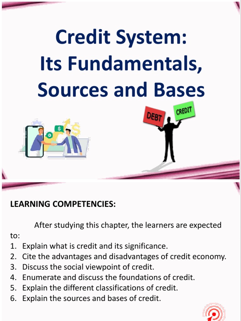 Credit System | PDF | Credit | Finance & Money Management