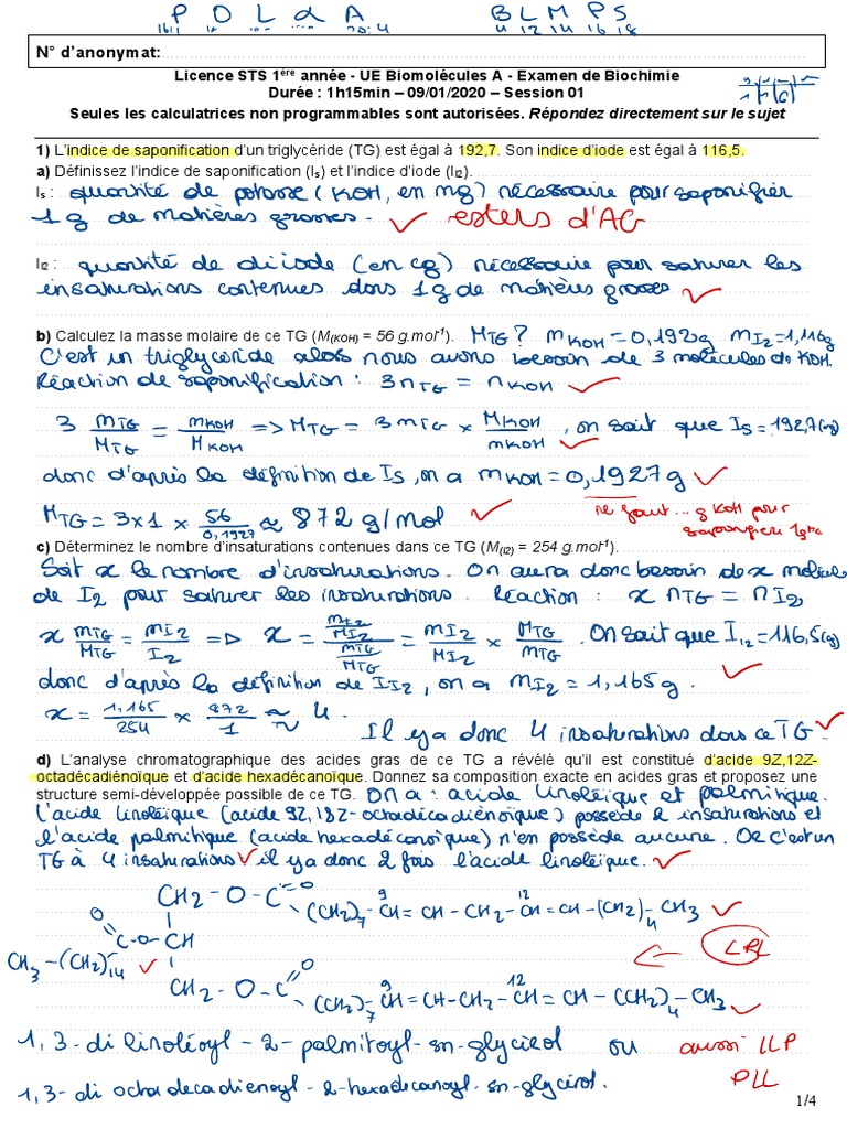 Correction CC 2020 | PDF