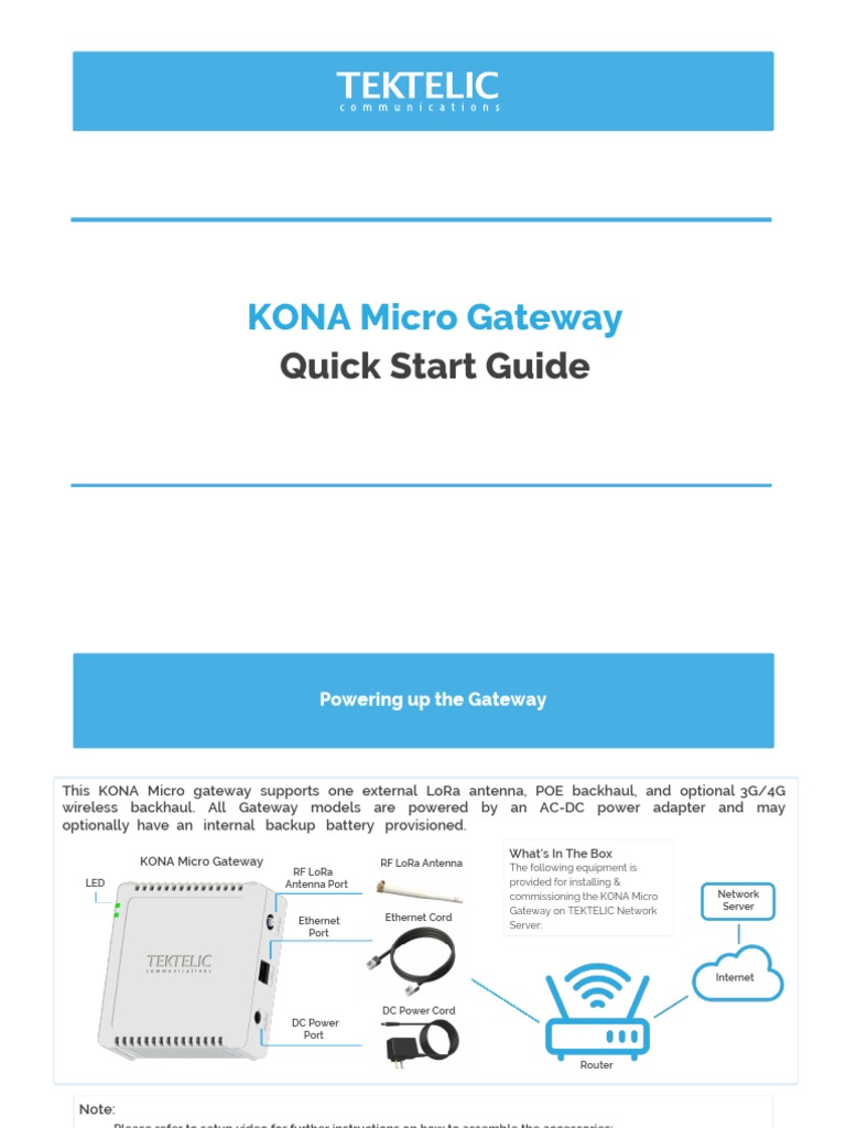 KONA Micro 2.0 Quick Start Guide | Download Free PDF | Gateway (Telecommunications) | Online And ...
