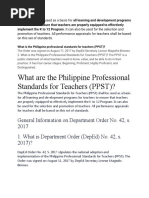 Day1 PhilippineProfessionalStandardsforTeachers (PPST) | PDF ...