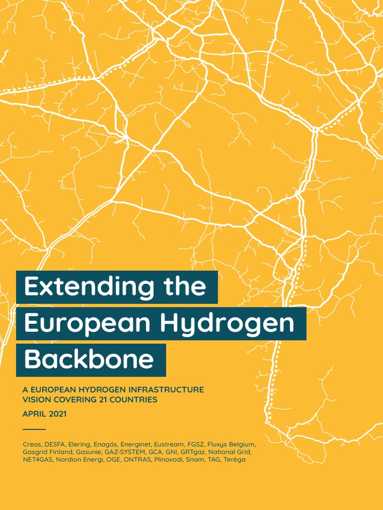 European Hydrogen Backbone Expansion Map | PDF | Technology & Engineering