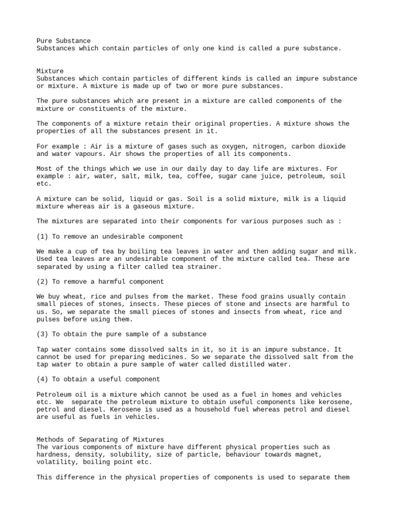 Threshing, Winnowing, Hand-Picking | PDF | Mixture | Chemical Substances