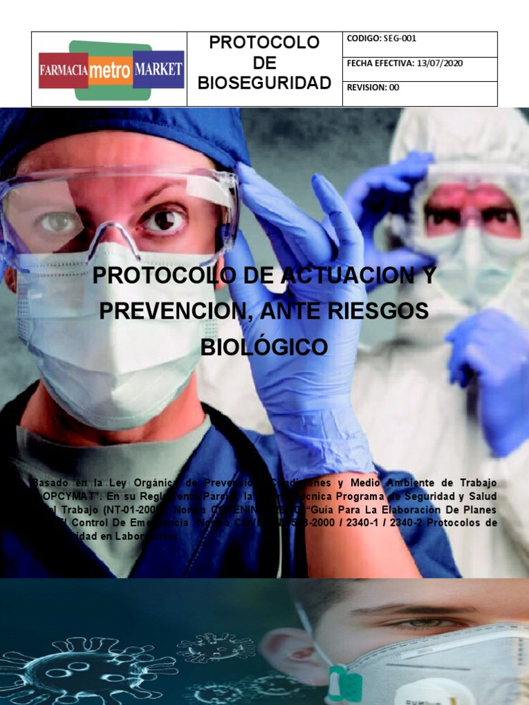 PROCEDIMIENTO DE TRABAJO SEGURO Protocolo de Bioseguridad | PDF | Microorganismo | Influenza