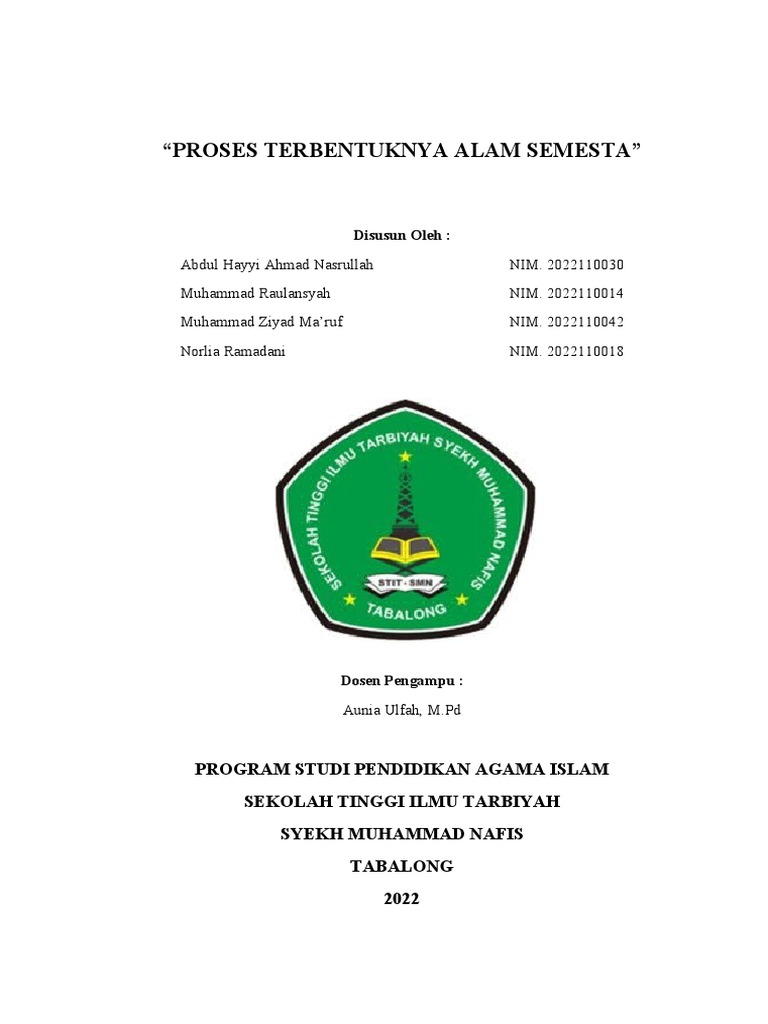 Alam Semesta (Iad) Kel. 3 | PDF