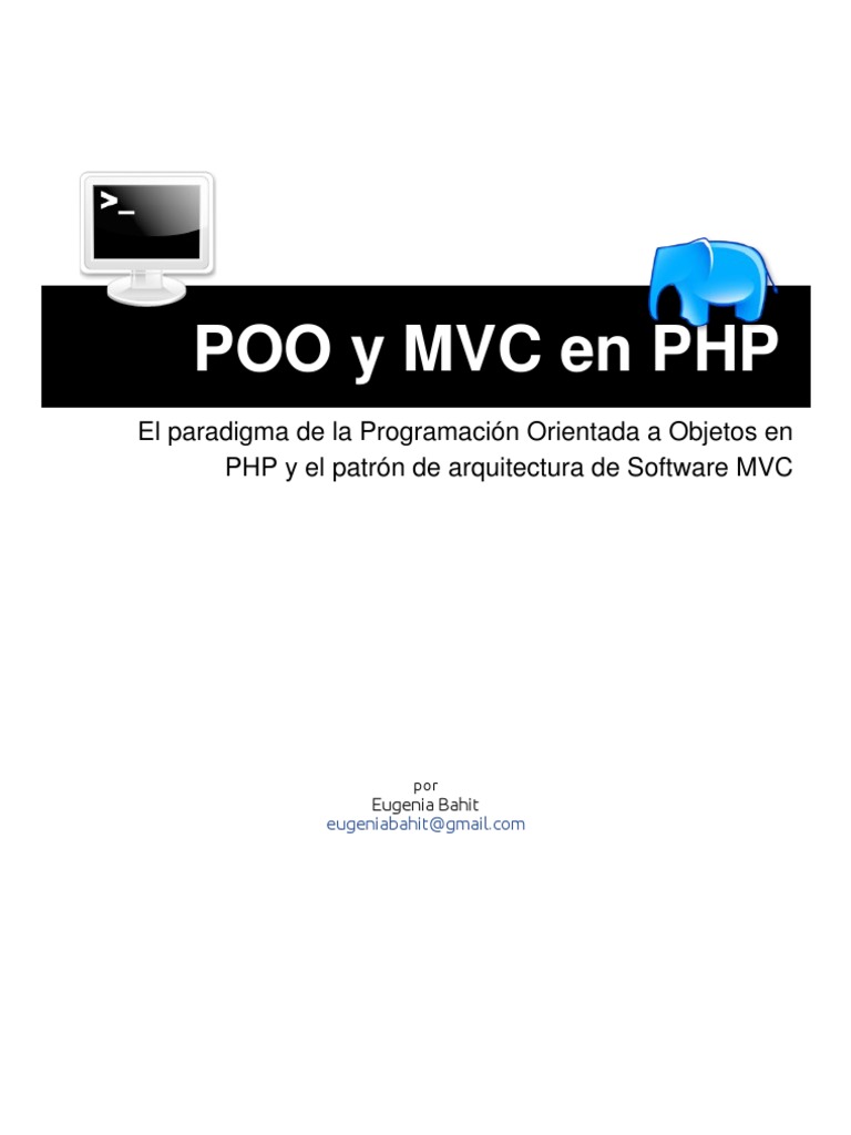 POO y MVC en PHP | PDF | Objeto (informática) | Programación orientada ... POO y MVC en PHP | PDF | Objeto (informática) | Programación orientada ...