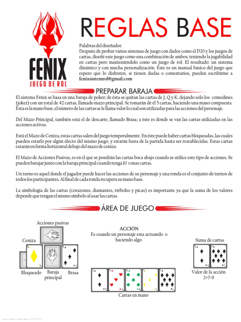 Fenix Reglas Basicas | PDF