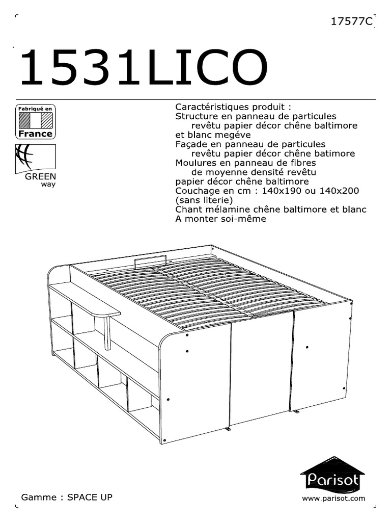 Parisot - Space - Up Instructions | PDF