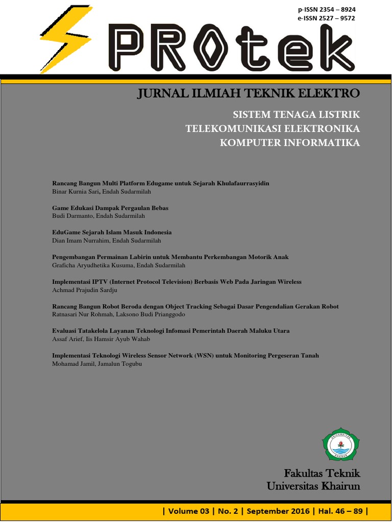 Adoc - Pub - Jurnal Ilmiah Teknik Elektro | PDF | Sains & Matematika