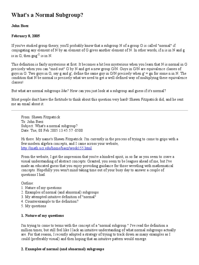 Normal Subgroup | PDF | Group (Mathematics) | Tetrahedron