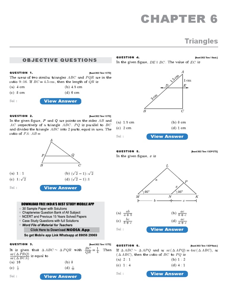 Maths Triangles | PDF | Triangle | Elementary Geometry