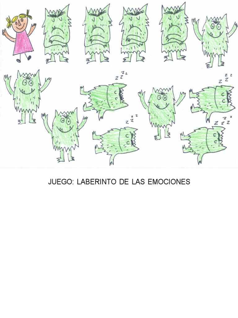 Juego Laberinto Emociones CPL | PDF