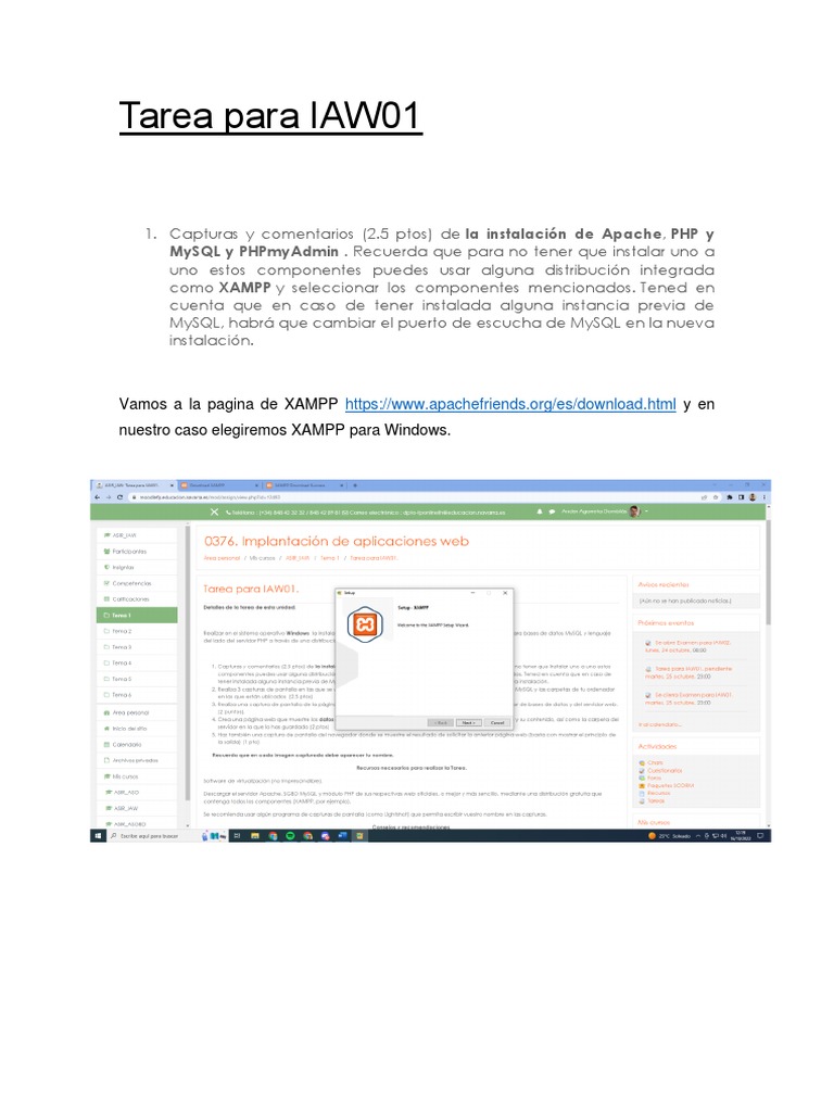 IAW UT01 Tarea 01 Agorreta Domblas Ander | PDF | Tecnología