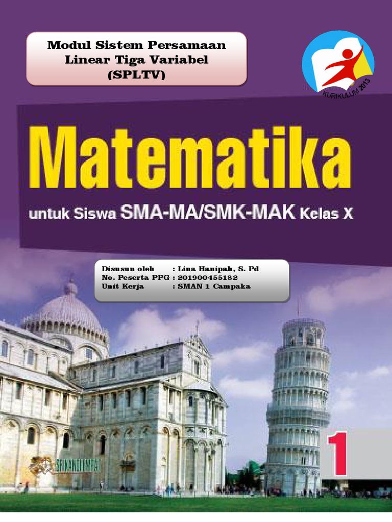 Modul SPLTV: Konsep dan Penyelesaian | PDF