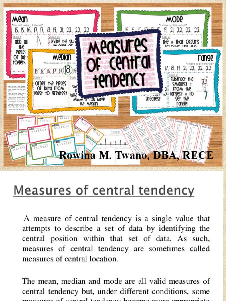 LECTURE NO. 5 Measures of Central Tendency | PDF | Mode (Statistics) | Mean