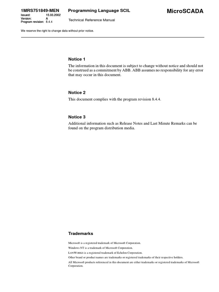 Programming Language SCIL | PDF | Programming | Computer Program
