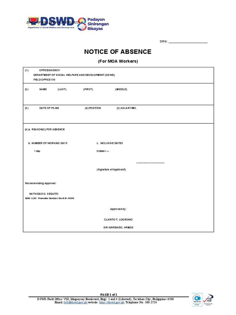 DSWD-GF-010_REV-01_NOA | PDF