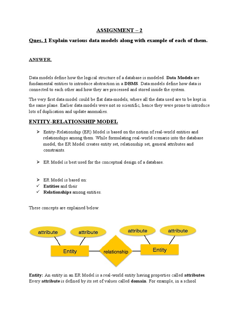 ISM Assignment 2 | PDF | Data Model | Conceptual Model