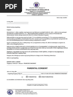 Parental Consent Form. Aral Program.... | PDF