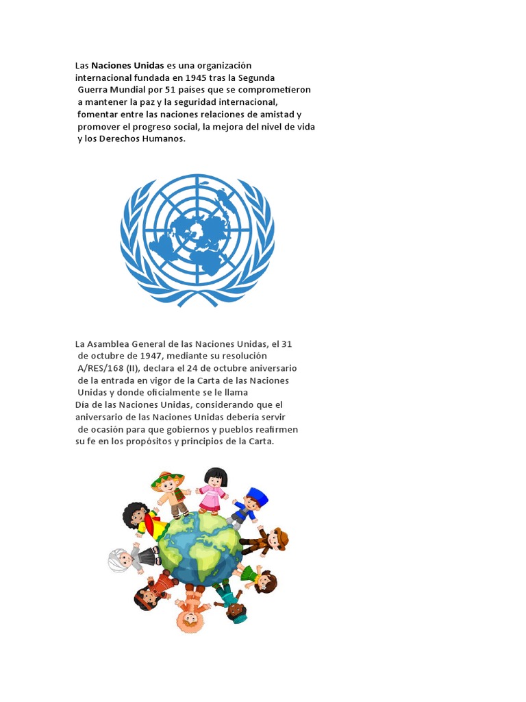 Folleto Sobre La ONU | PDF