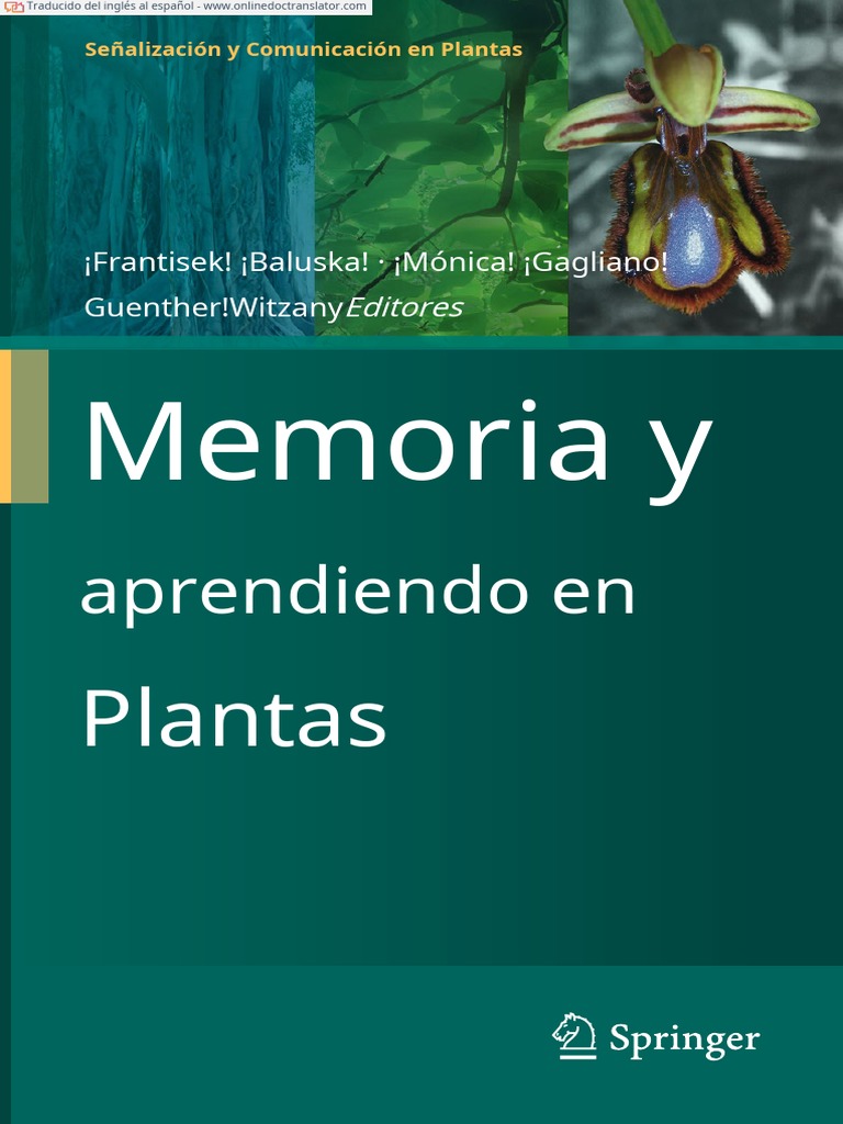 Plants Memory, Learning and Communication - En.es | PDF | Plantas | Neurona