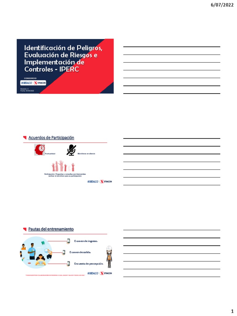 Manual Del Participante - IPERC, ATS y PETAR - CBS - ISEM | PDF | Prueba (evaluación)