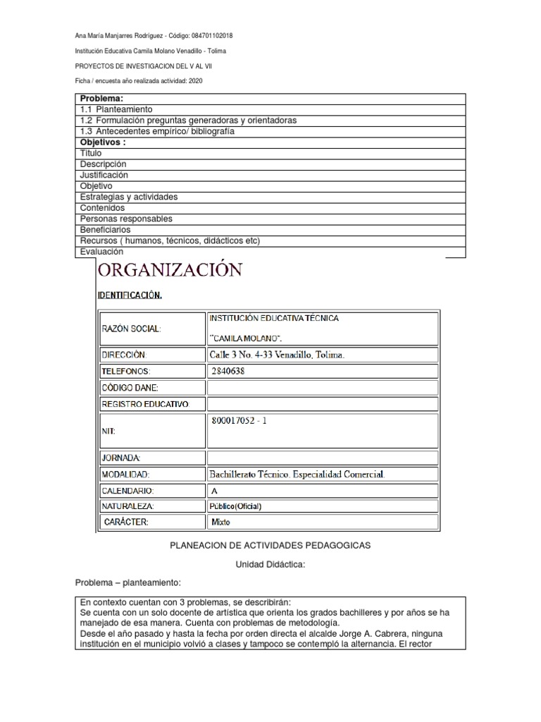 TRABAJO FINAL Ana Maria Manjarres | PDF | Método de enseñanza | Bailes