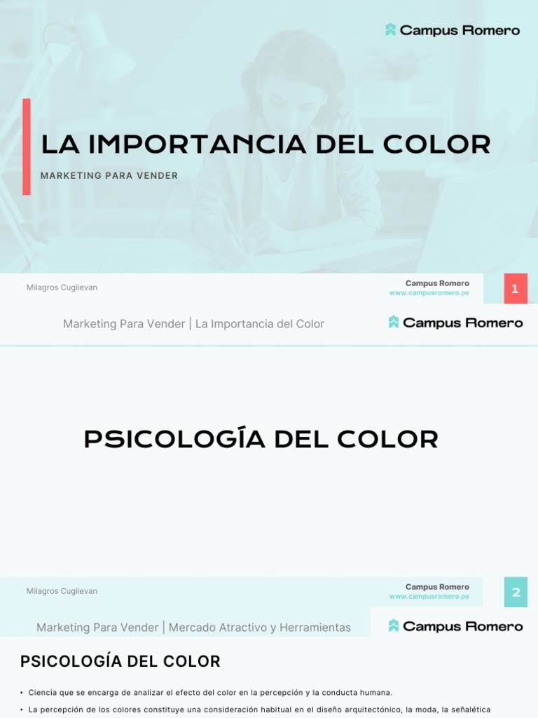 La Importancia Del Color | PDF | Color | Percepción visual