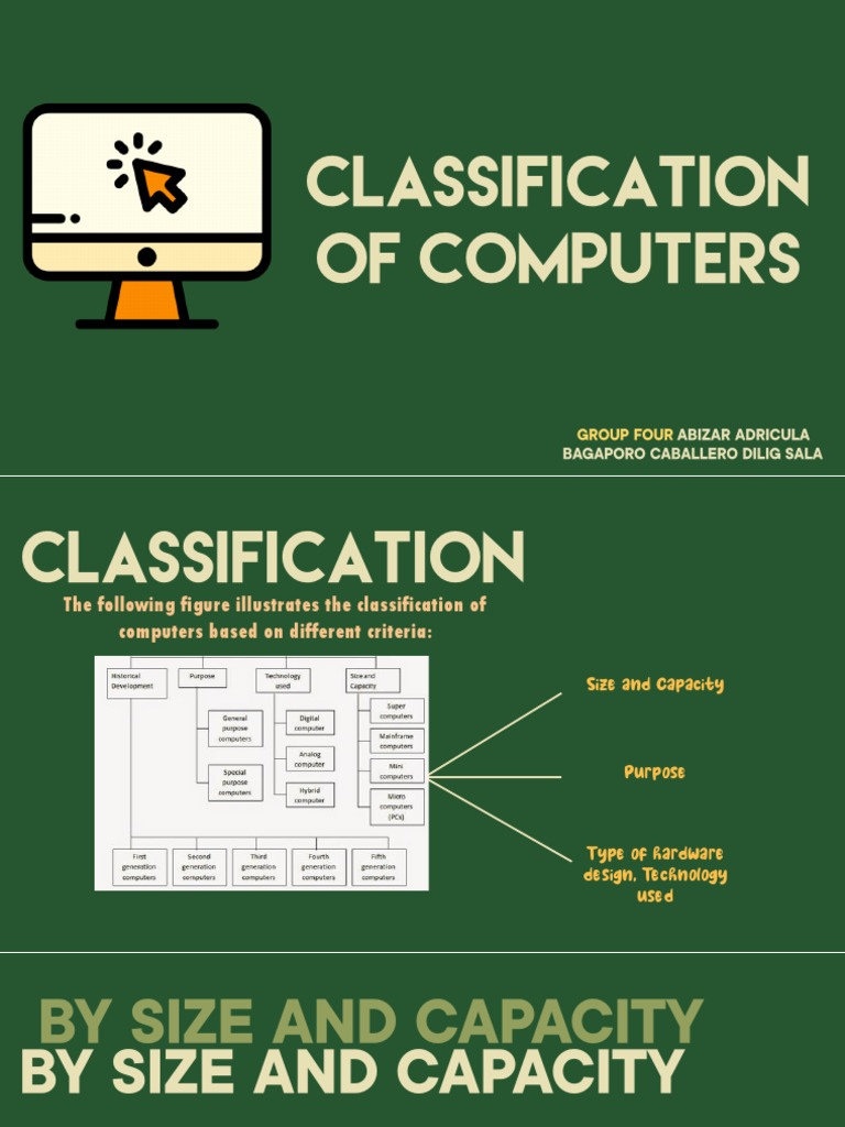 Classification Of Computers 01 Pdf Personal Computers Microcomputers