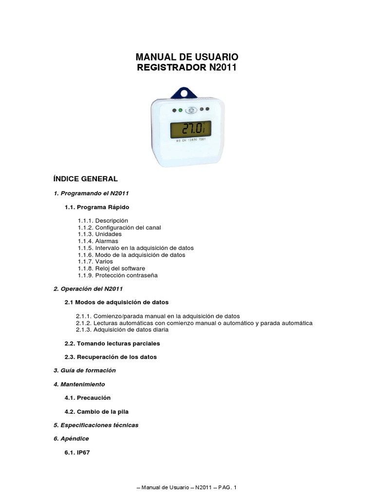 Manual Usuario N2011 | PDF | Archivo de computadora | Software