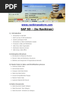 Course Content SAP S4 HANA SD Module | PDF | Sap Se | Sales