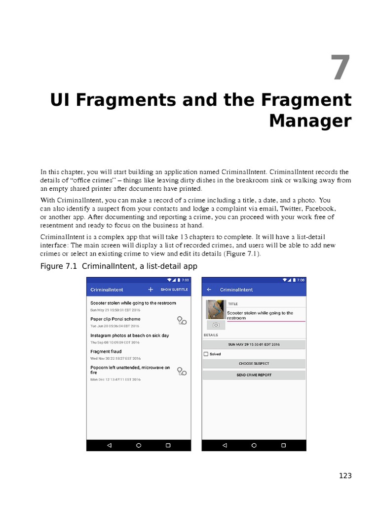 Fragments Part1 | PDF | Android (Operating System) | Library (Computing)