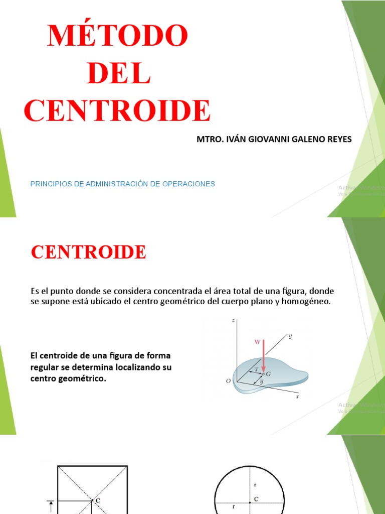 Metodo Del Centroide | PDF