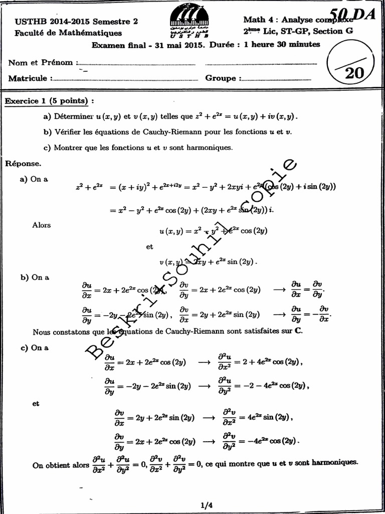 MATH 4 - Beskri Partie 1 | PDF