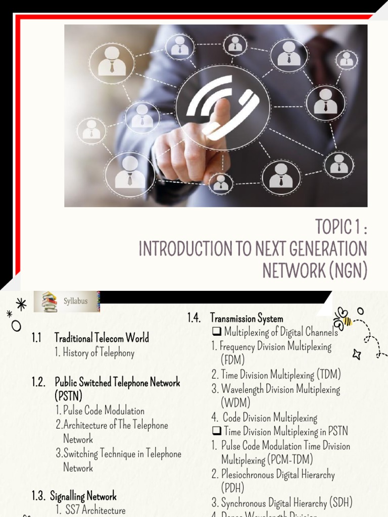 Topic 1: Introduction To Next Generation Network (NGN) | PDF | Multiplexing | Computer Network